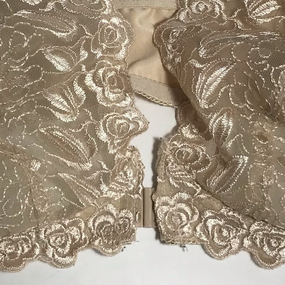 Wynette | Intimates & Sleepwear | Wynette Vintage Beige Lace Front ...